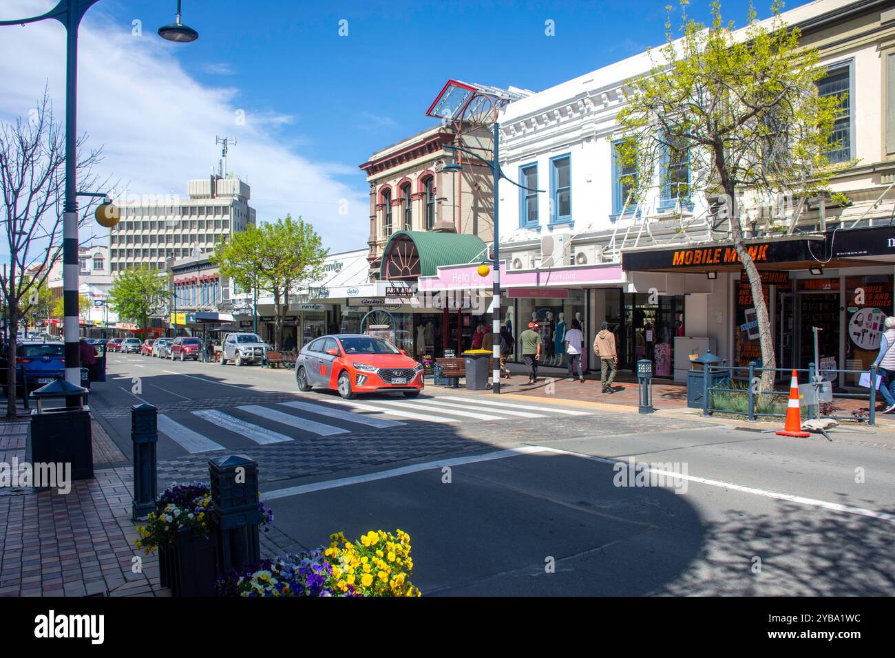 Stafford Street, Timaru (Te Tihi-o-Maru), Canterbury, South Island, New ...