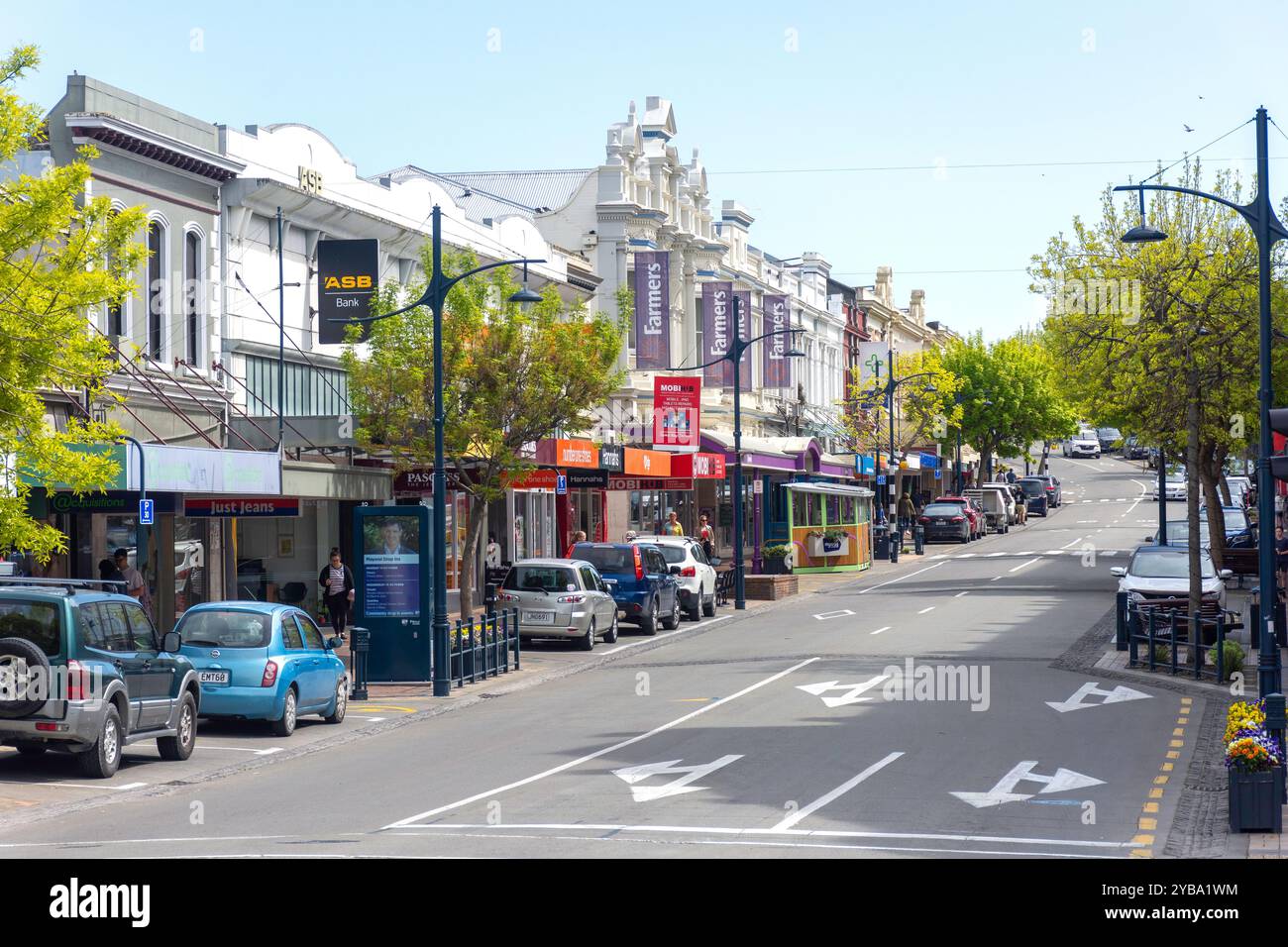 Stafford Street, Timaru (Te Tihi-o-Maru), Canterbury, South Island, New ...
