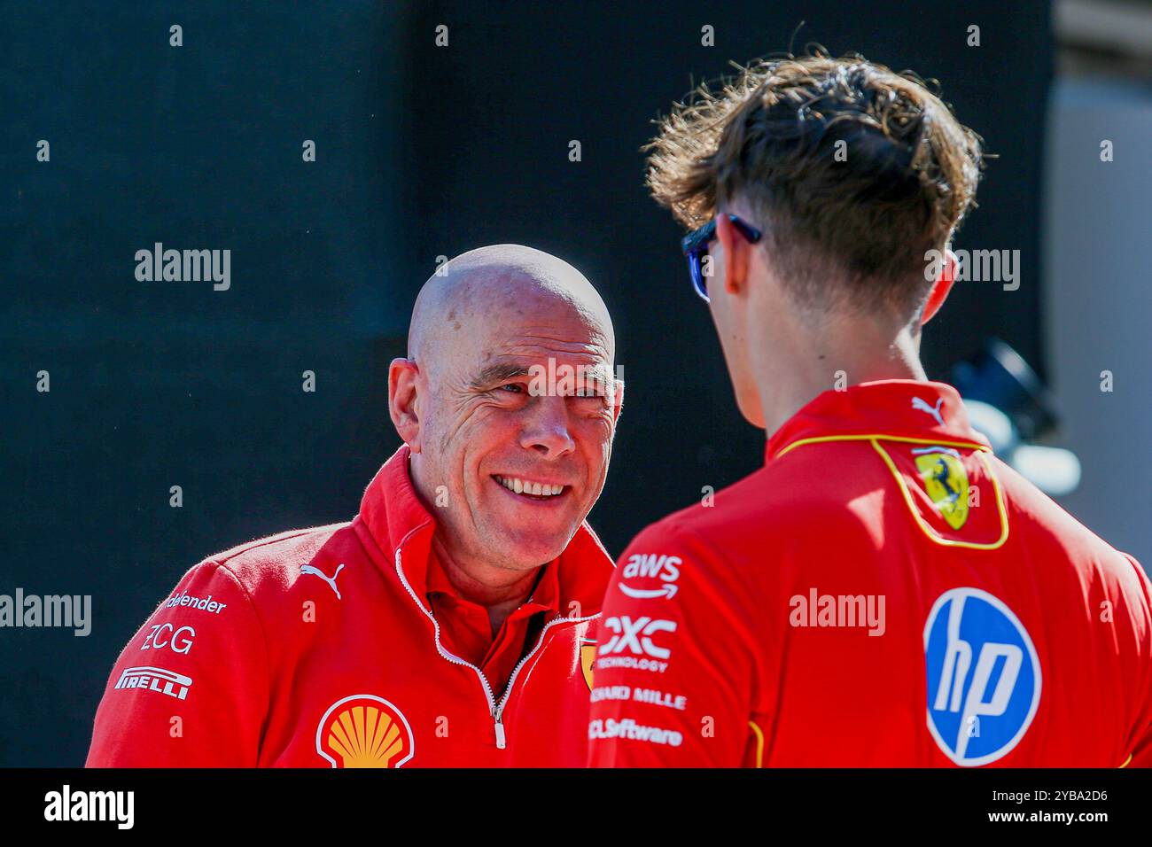 Austin, Texas, USA. 17th Oct, 2024. Oliver Bearman (GBR) - Reserve Driver, Scuderia Ferrari and ...