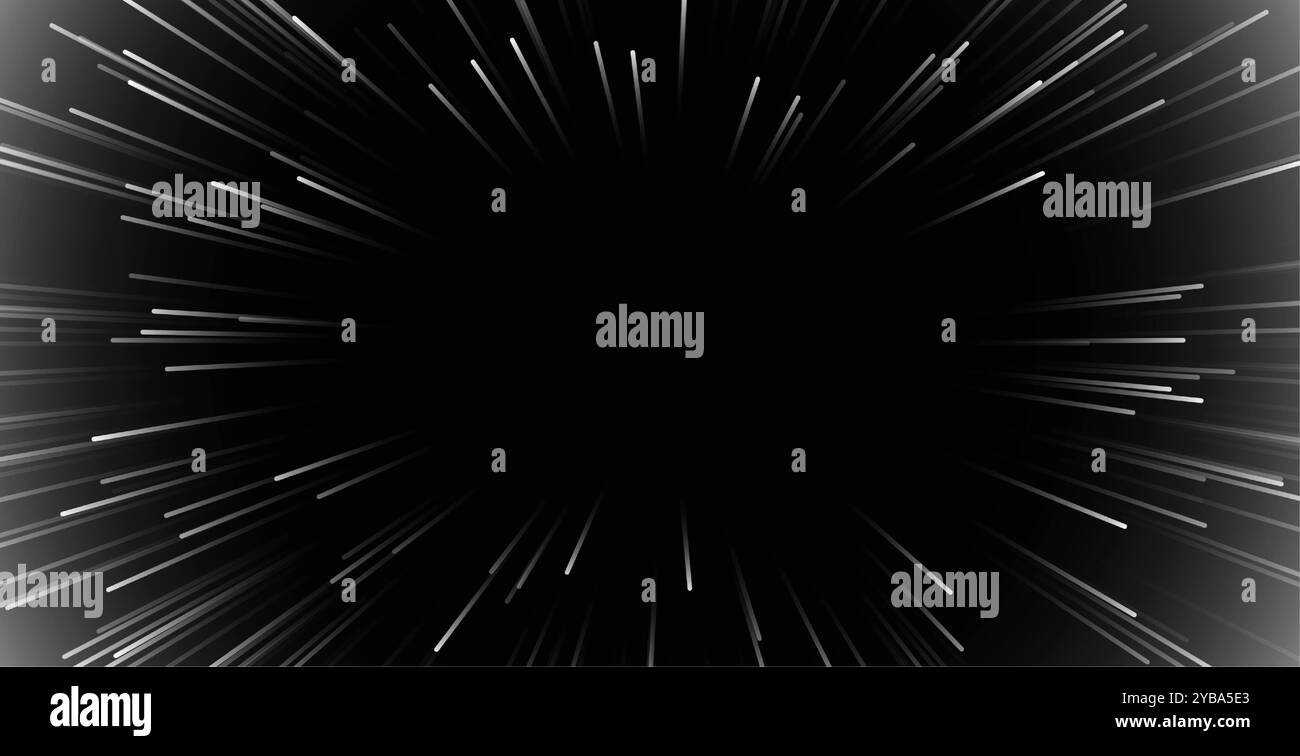 zoom motion outburst black background Stock Vector Image & Art - Alamy