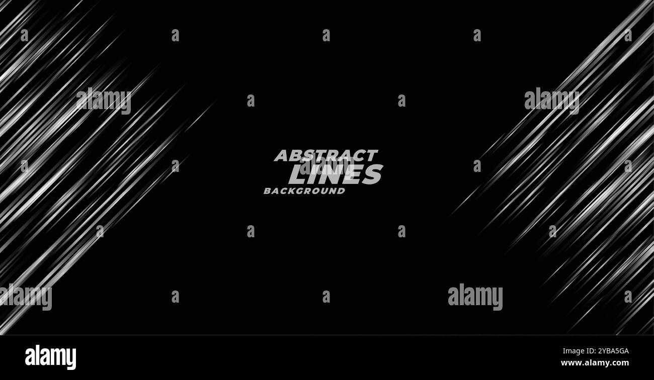 black background with speed motion lines Stock Vector Image & Art - Alamy