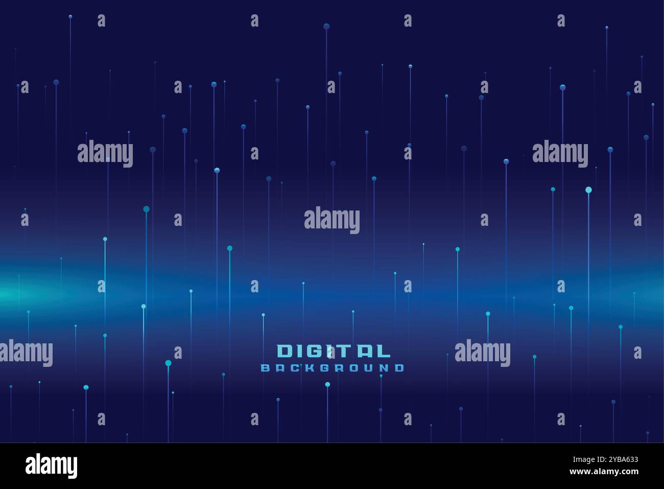 digital technology blue background design Stock Vector Image & Art - Alamy