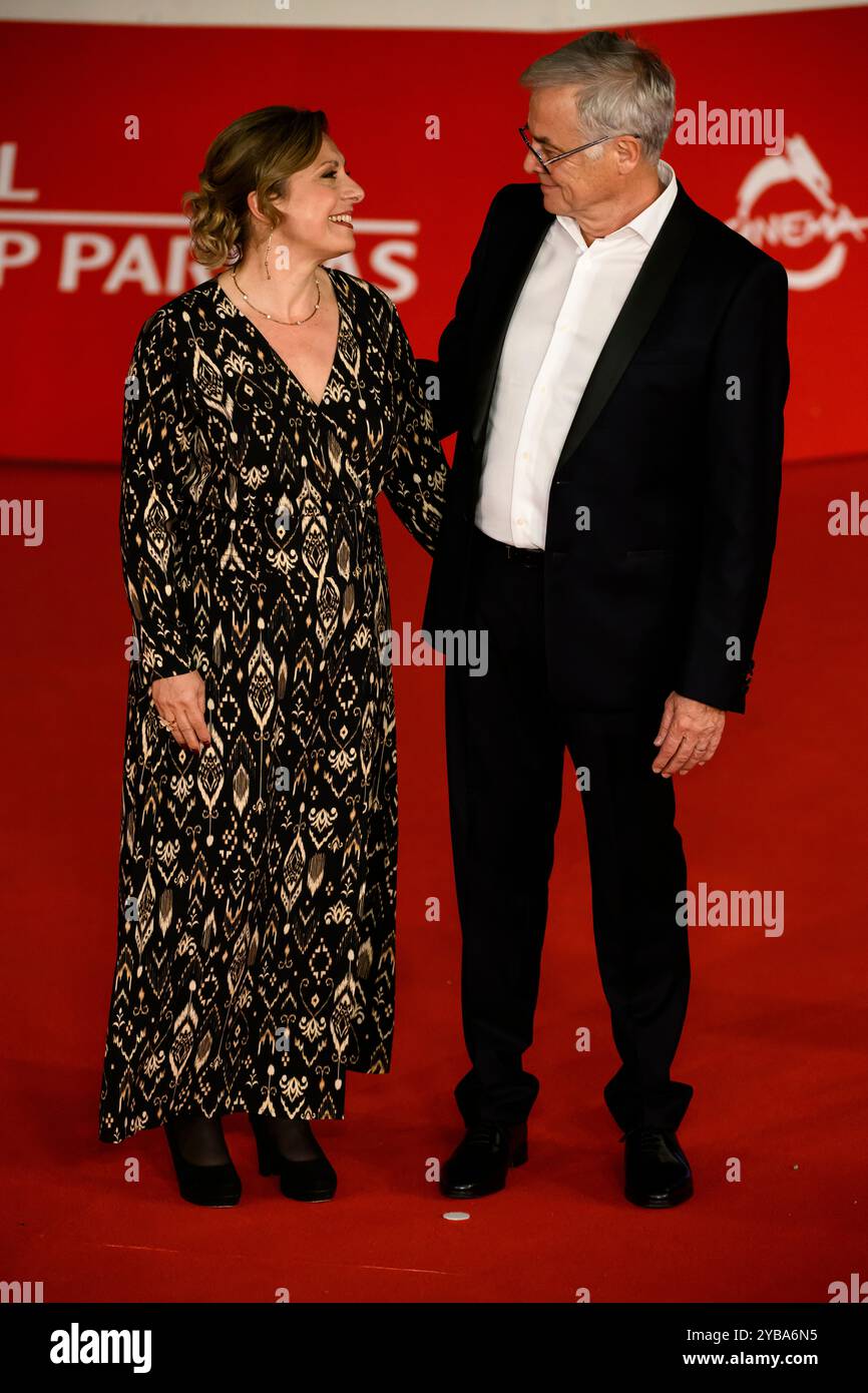 Irene Muscari and Emmanuel Courcol attend the 'En Fanfare' Red Carpet ...