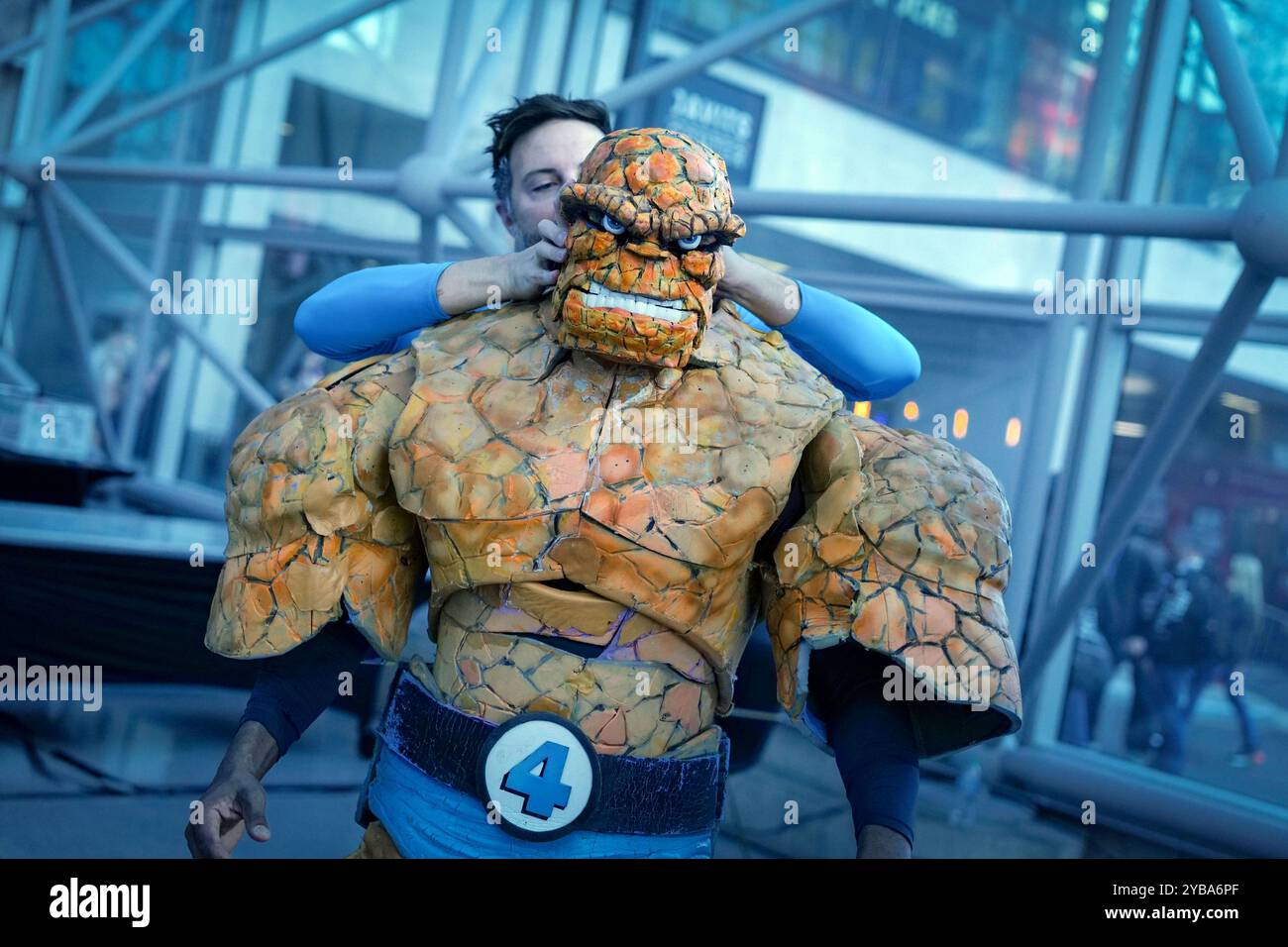 New York, New York, USA. 17th Oct, 2024. Comic characters and cosplay ...
