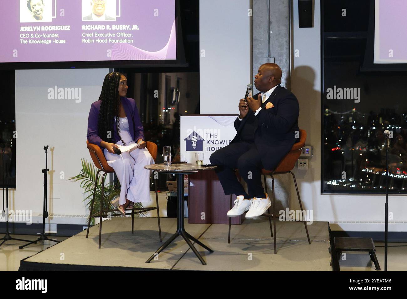 New York, United States. 16th Oct, 2024. The Knowledge House CEO and Co ...