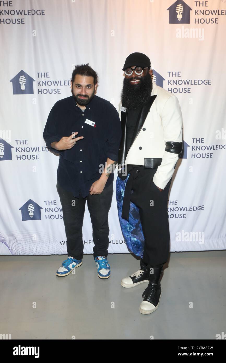 New York, United States. 16th Oct, 2024. The Knowledge House Co-Founder ...