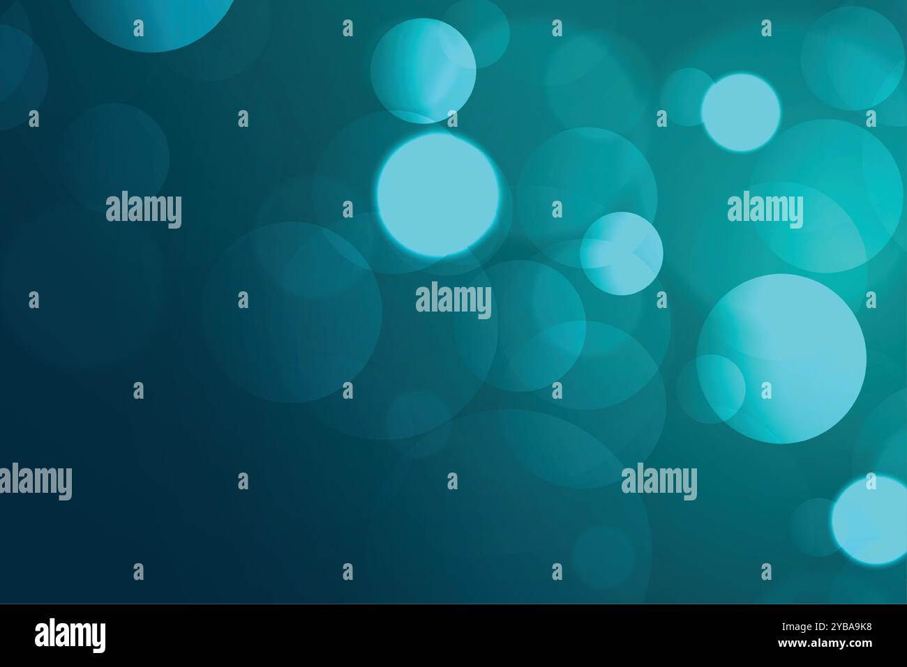 turquoise bokeh light effect background design Stock Vector Image & Art ...