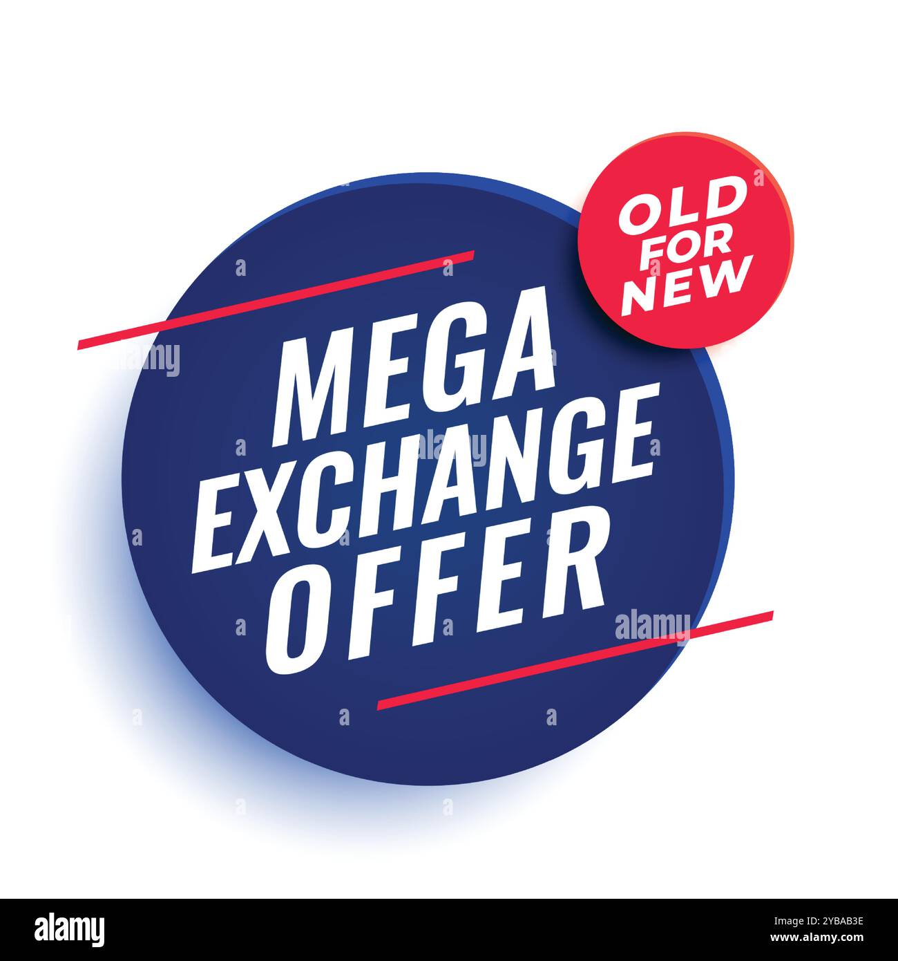 mega exchange offer modern banner design Stock Vector Image & Art - Alamy