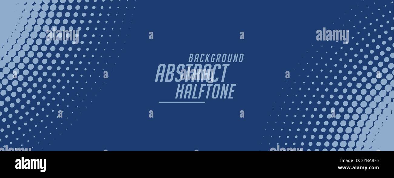 halftone circular wide banner design Stock Vector Image & Art - Alamy
