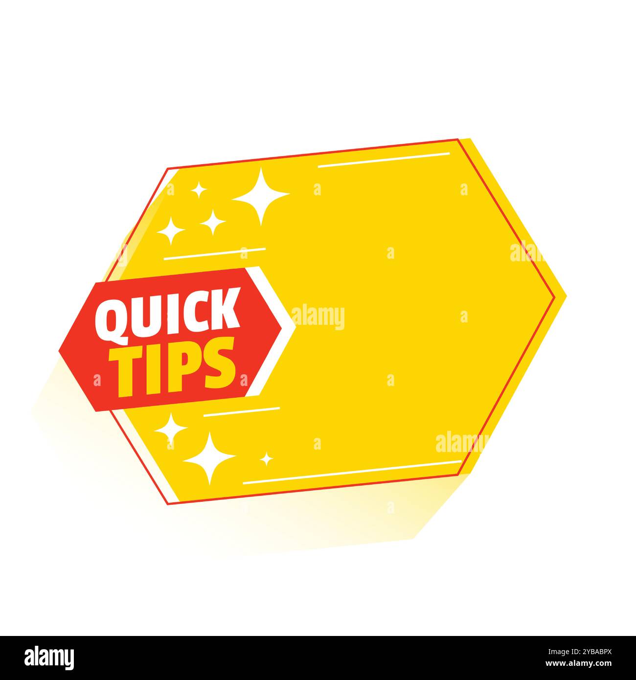 Quick helpful tips advice on white background Stock Vector Image & Art ...