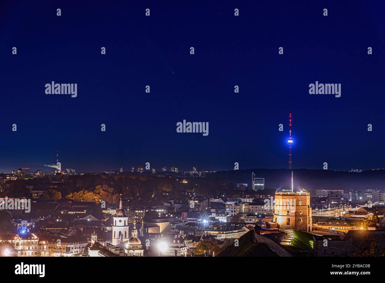 Vilnius, Lithuania. 16th Oct, 2024. Comet C/2023 A3 (Tsuchinshan-ATLAS ...
