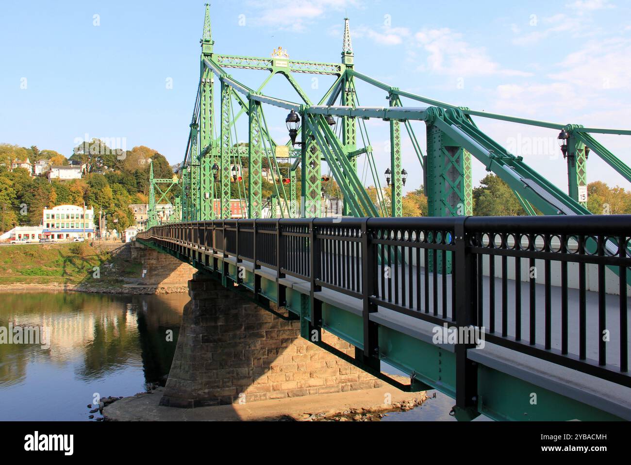 Northampton Street Bridge, aka the Free Bridge, view from the Western ...