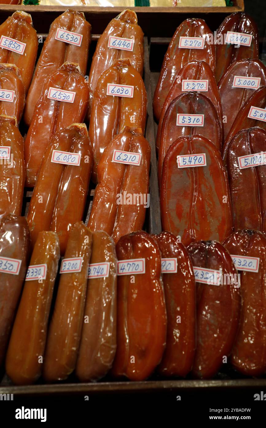 Dried fish eggs for sale in Nishiki Market.Kyoto.Japan Stock Photo - Alamy
