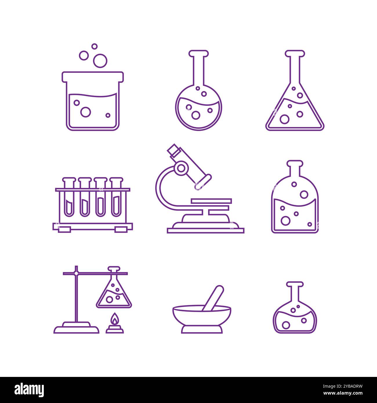 Scientific experiment vector vectors Stock Vector Images - Alamy