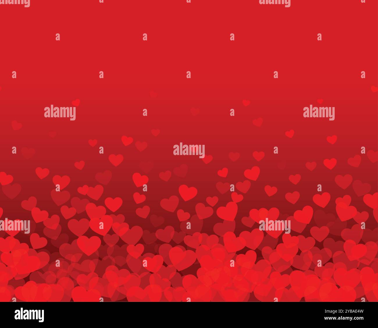 red background with small floating hearts Stock Vector Image & Art - Alamy