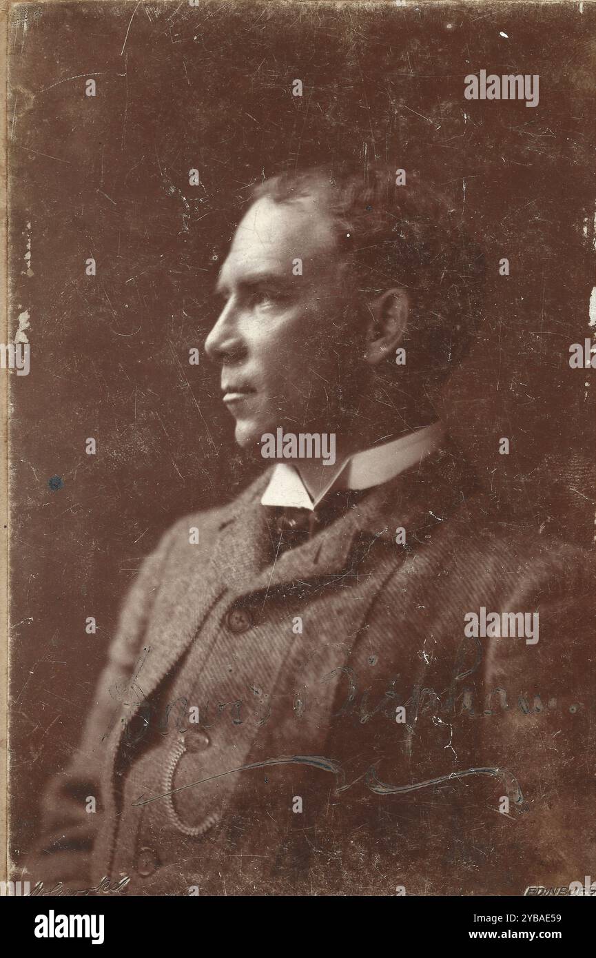 David Bispham musician and composer in the early 20th Century Stock ...