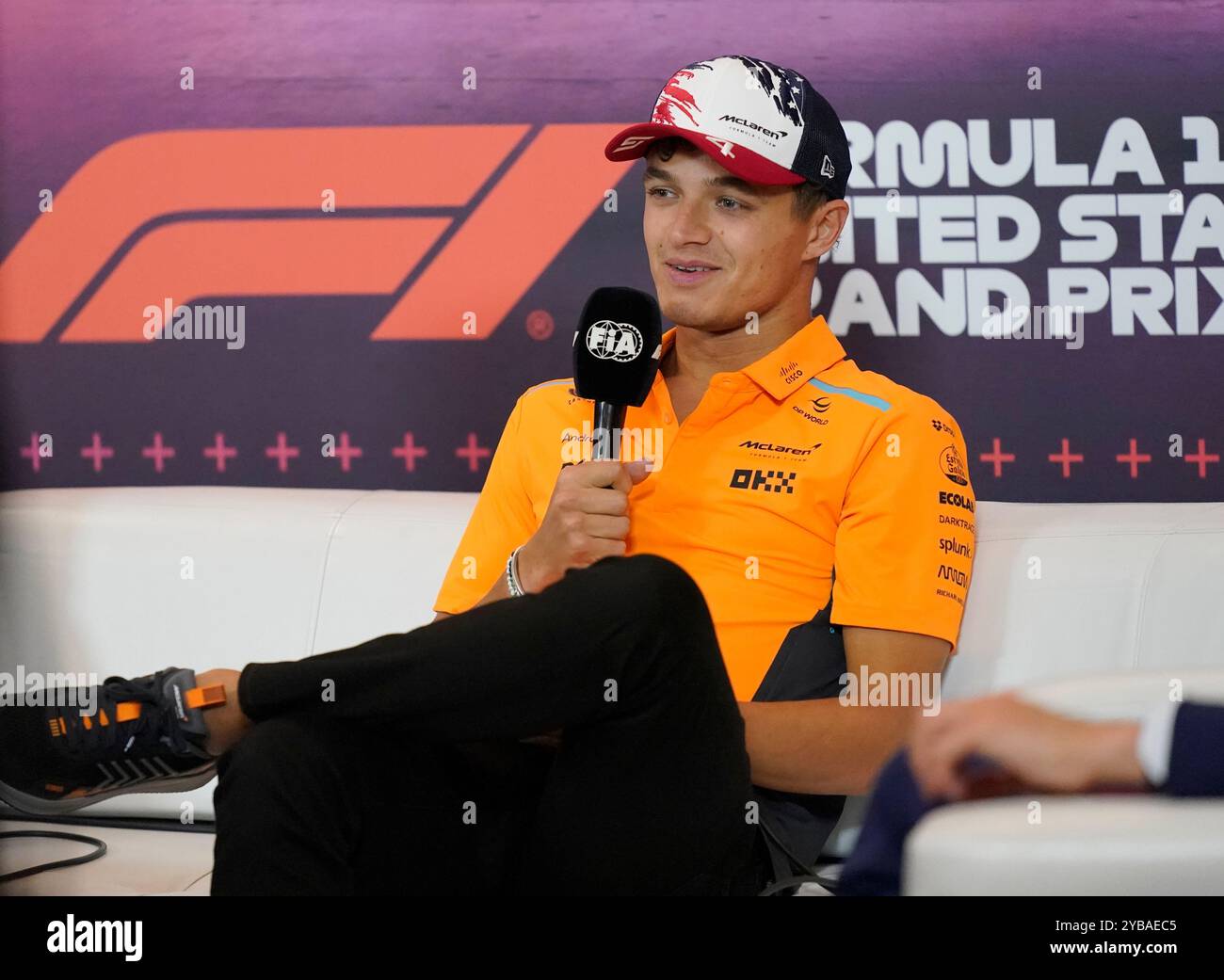 Austin, Texas, USA. 17th Oct, 2024. October 17, 2024: Lando Norris #4 ...