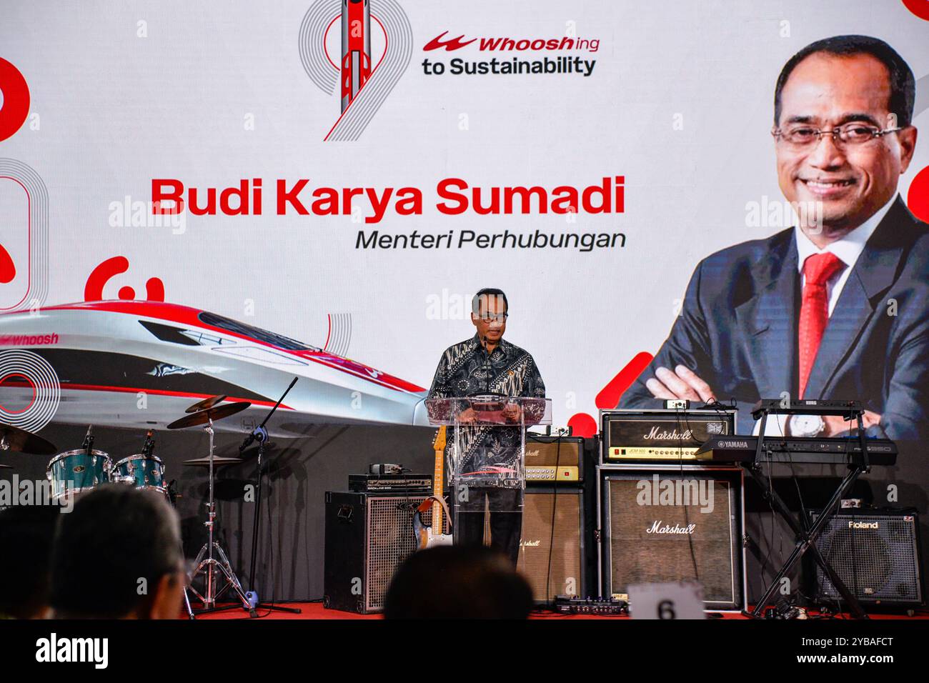 Jakarta, Indonesia. 17th Oct, 2024. Indonesian Minister of Transportation Budi Karya Sumadi ...