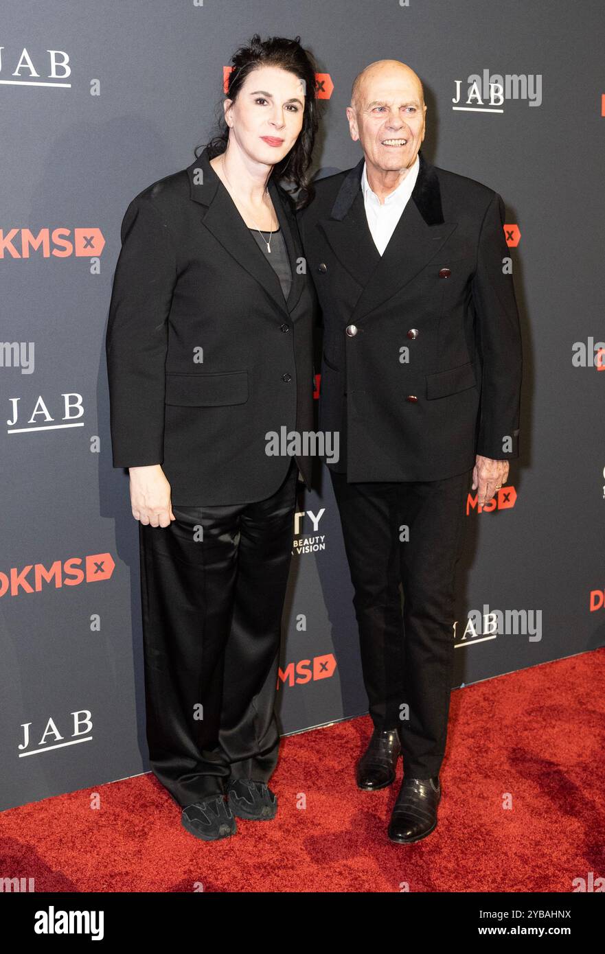 Sue Nabi and Oeter Harf attend DKMS 18th Annual Gala at Cipriani Wall ...