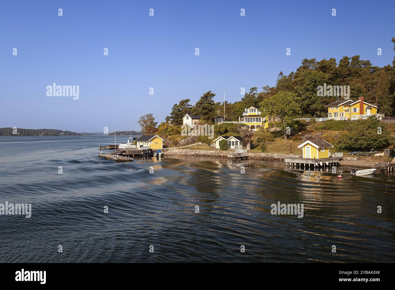 Archipelago island, Stockholm archipelago, Stockholm, Sweden ...