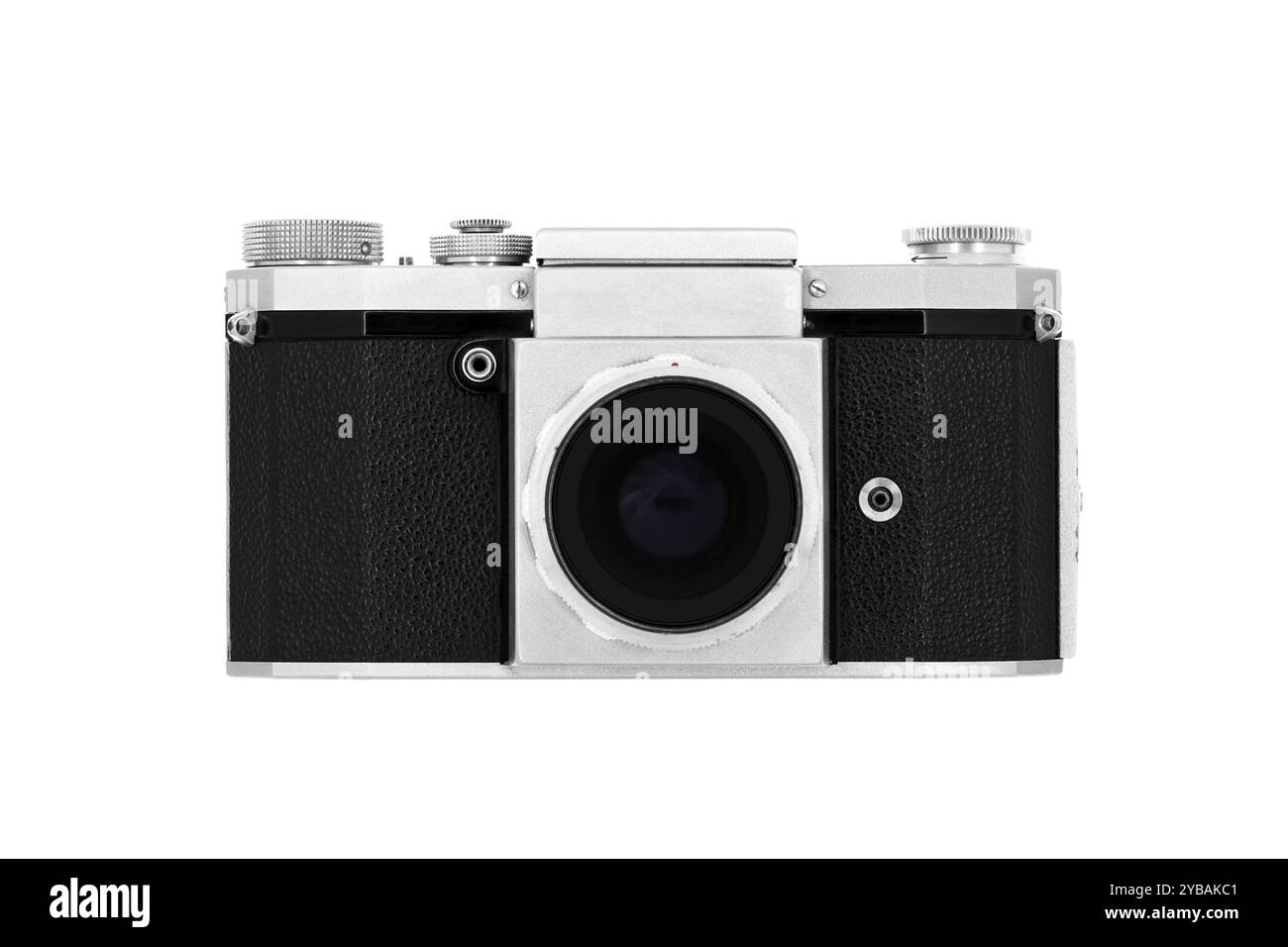 Classic roll film camera in front of a white background Stock Photo - Alamy