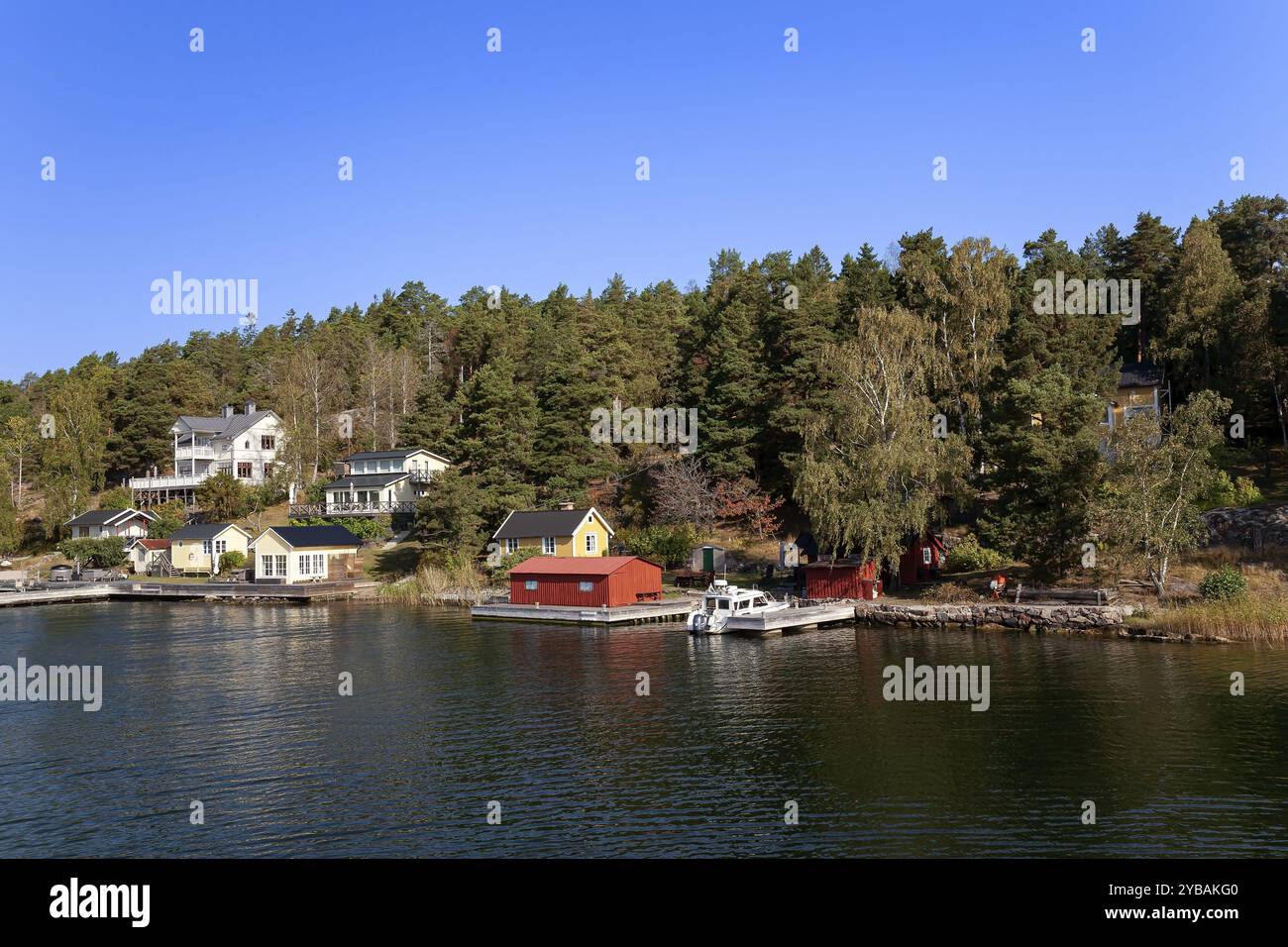 Archipelago island, Stockholm archipelago, Stockholm, Sweden ...