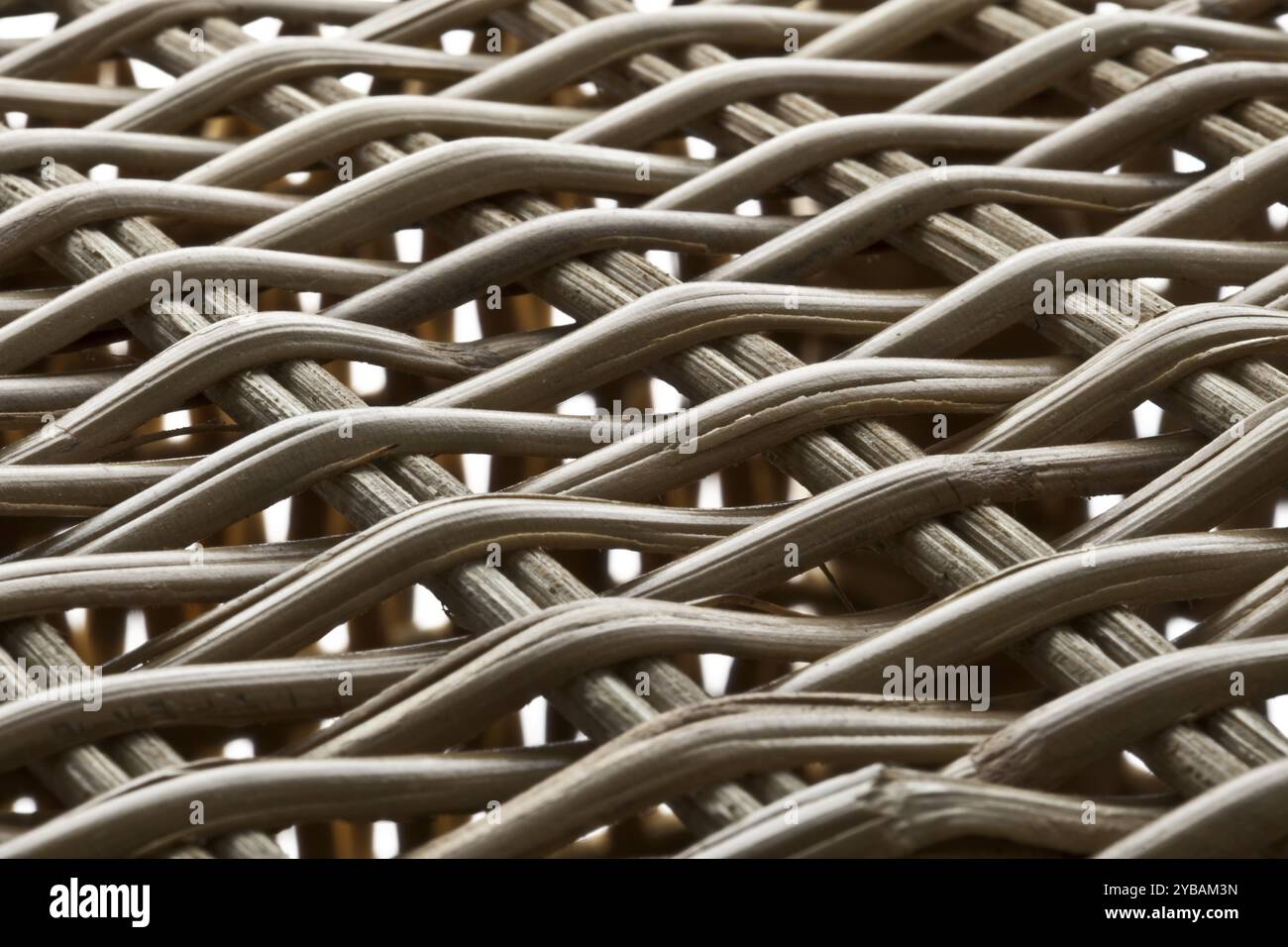 Brown willow texture against a white background Stock Photo - Alamy