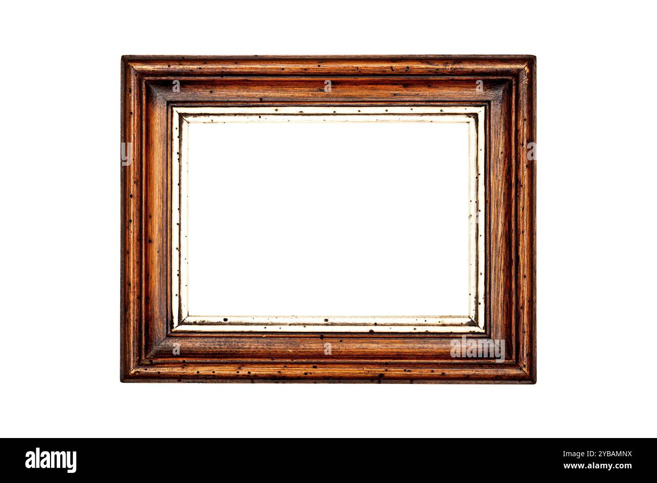 Vintage picture frame against a white background Stock Photo - Alamy