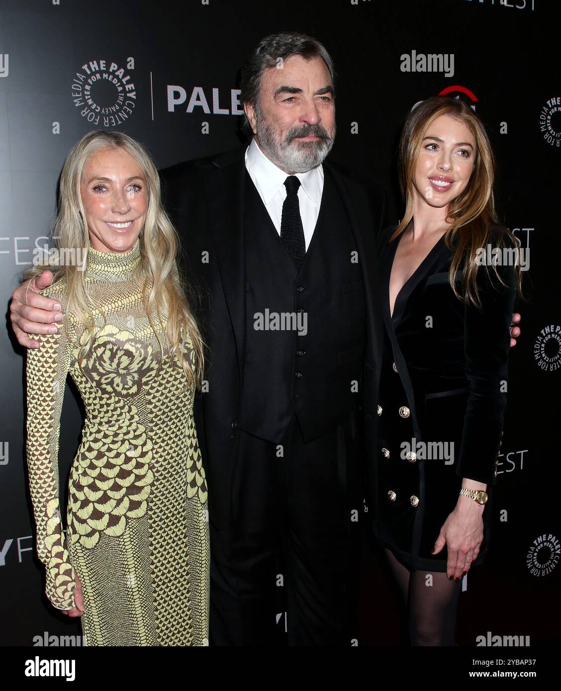 New York City, USA. 17th Oct, 2024. Jillie Mack, Tom Selleck and Hannah ...