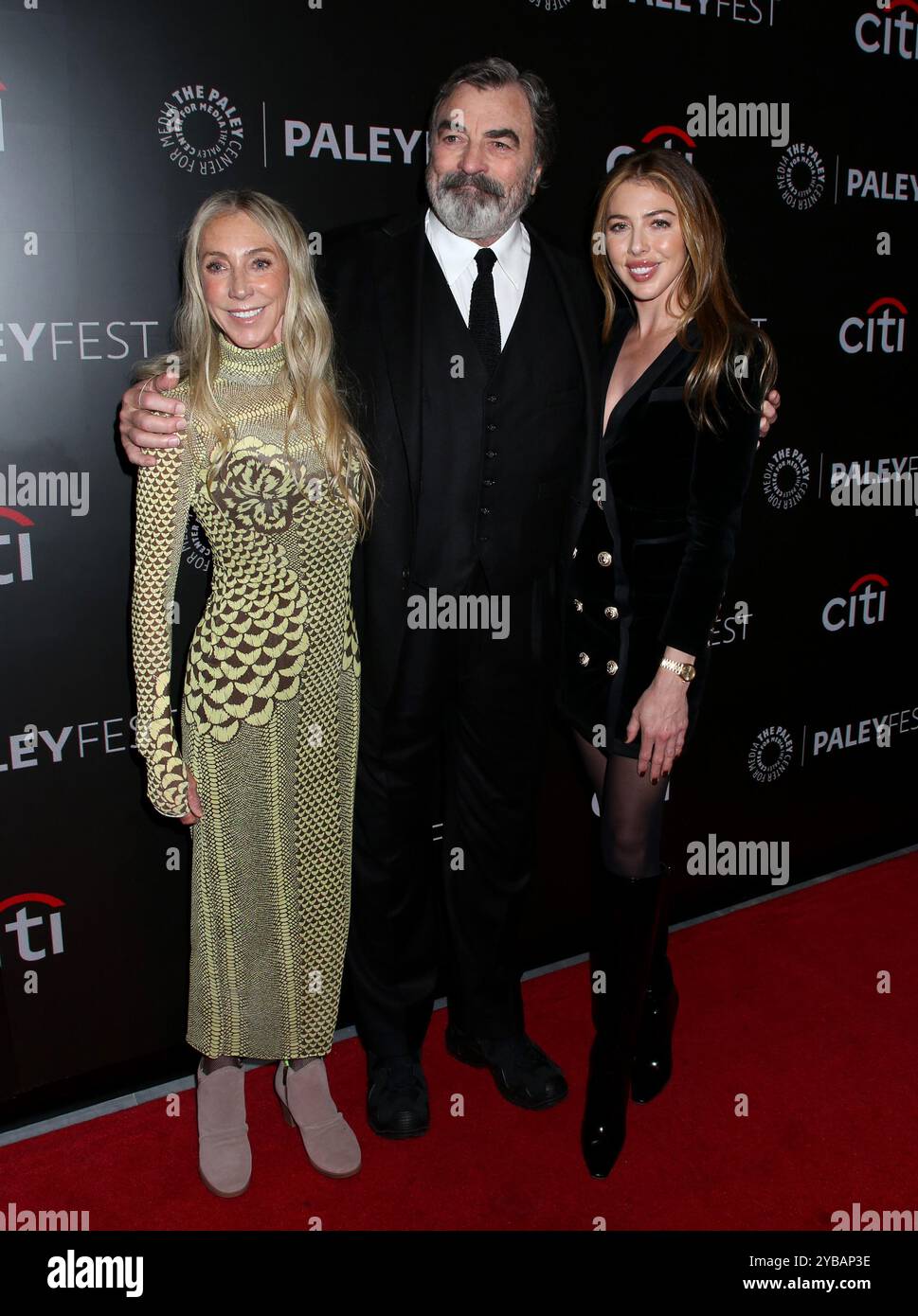 New York City, USA. 17th Oct, 2024. Jillie Mack, Tom Selleck and Hannah ...