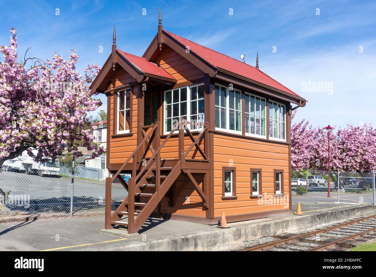 Old signal box, Pleasant Point Museum & Railway, Pleasant Point, South ...