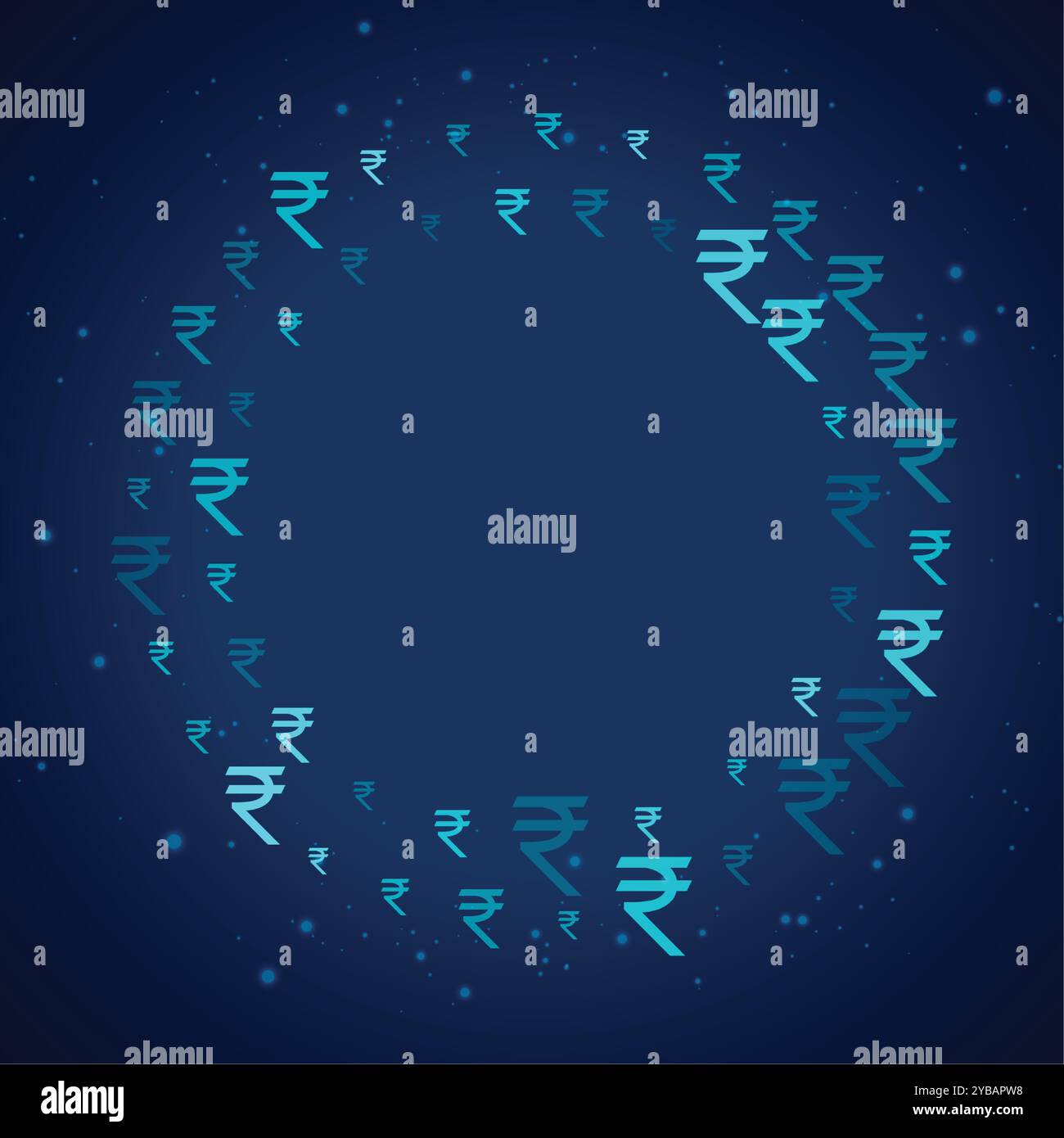 rupee symbol frame with text space Stock Vector Image & Art - Alamy