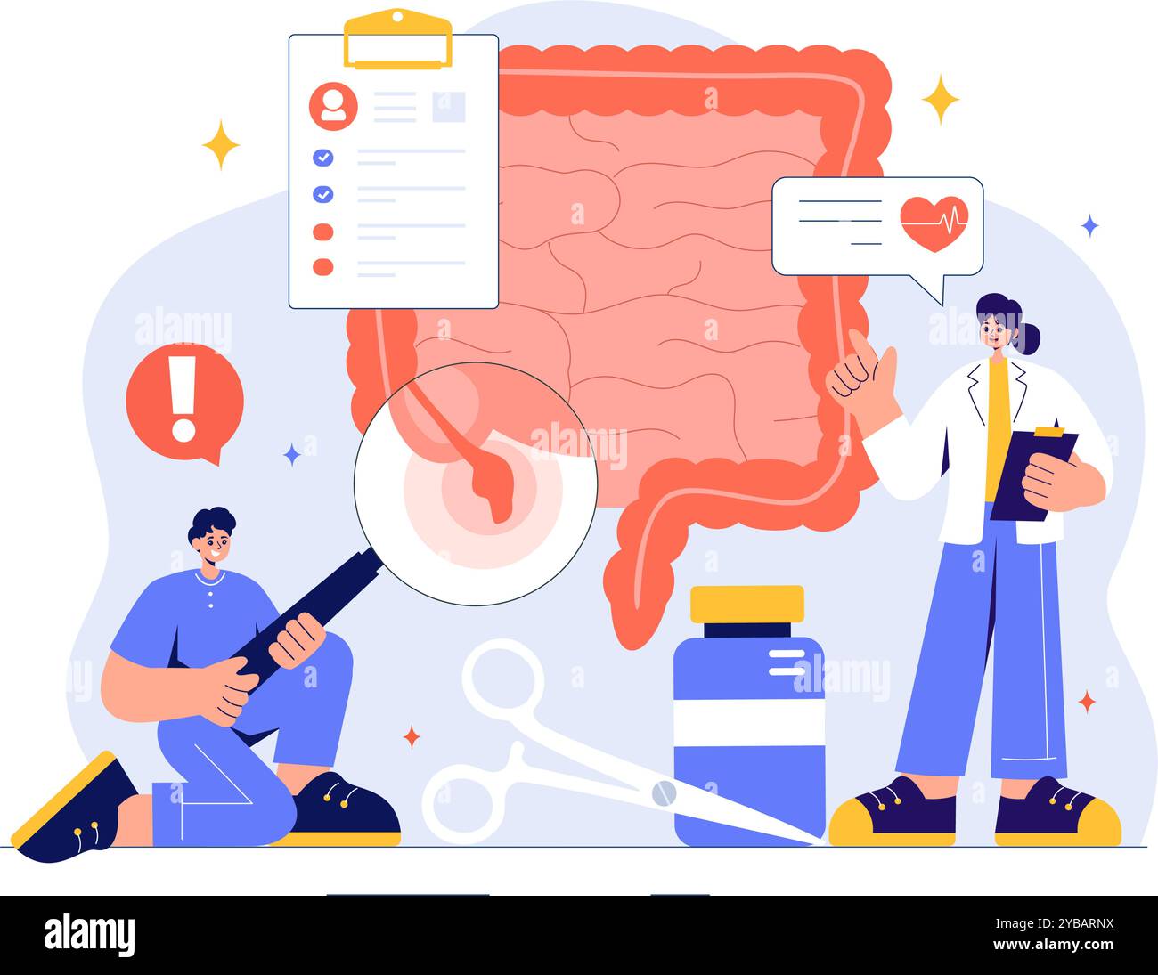 Inflammation appendicitis Stock Vector Images - Alamy