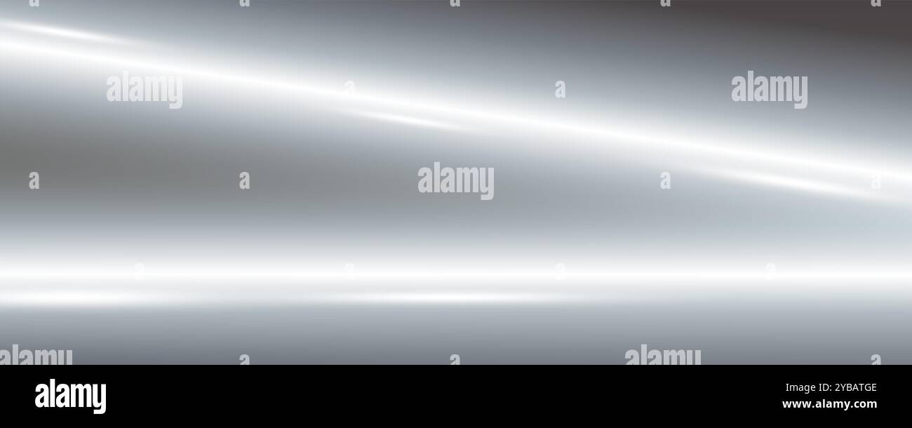 Silver mirror background with metal foil texture. Metal steel glossy ...