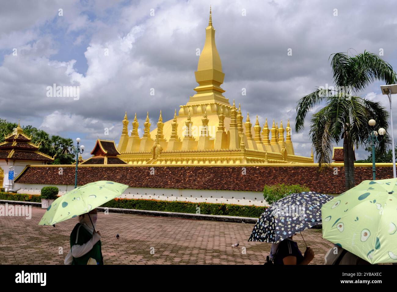 Pha That Luang, 'Great Stupa' is a gold-covered large Buddhist stupa in ...