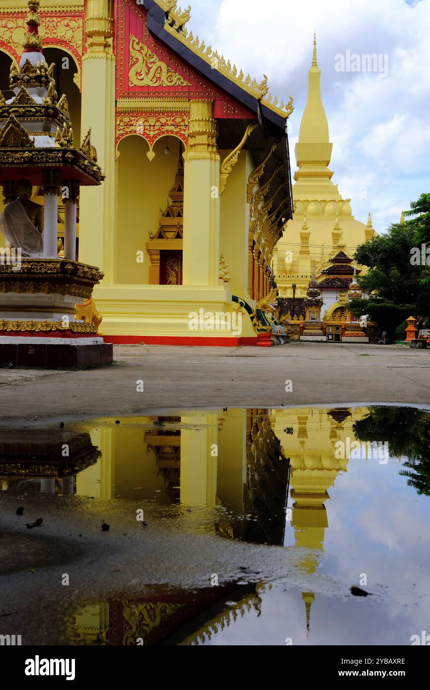 Pha That Luang, 'Great Stupa' is a gold-covered large Buddhist stupa in ...