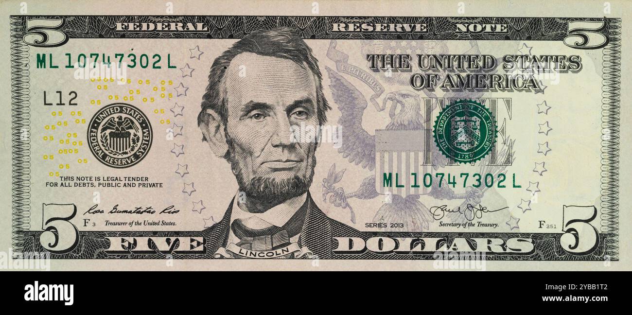 5 Dollar Bill 2024