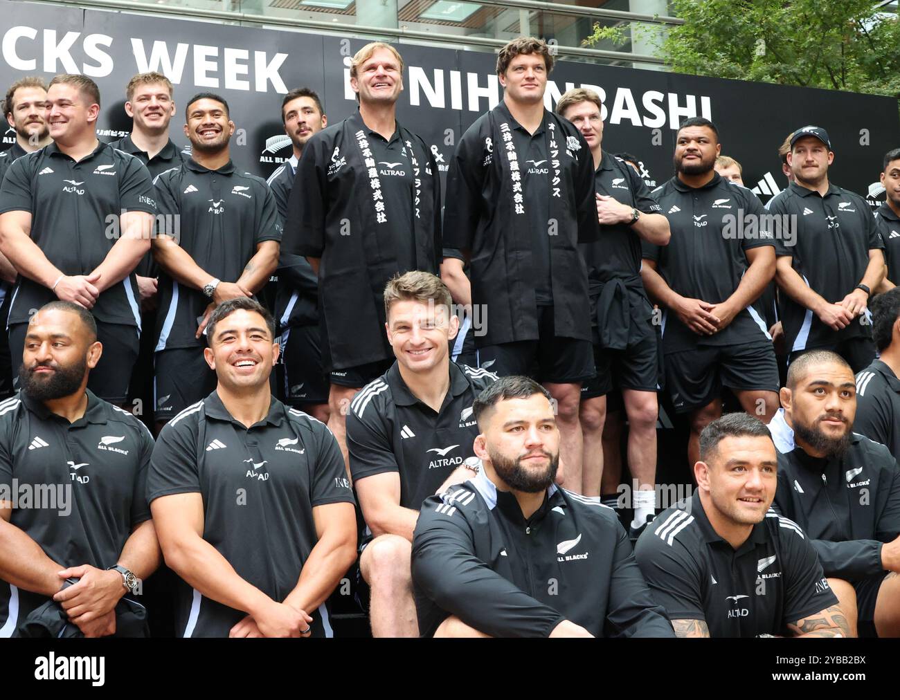 Tokyo, Japan. 18th Oct, 2024. New Zealand's rugby national team All ...