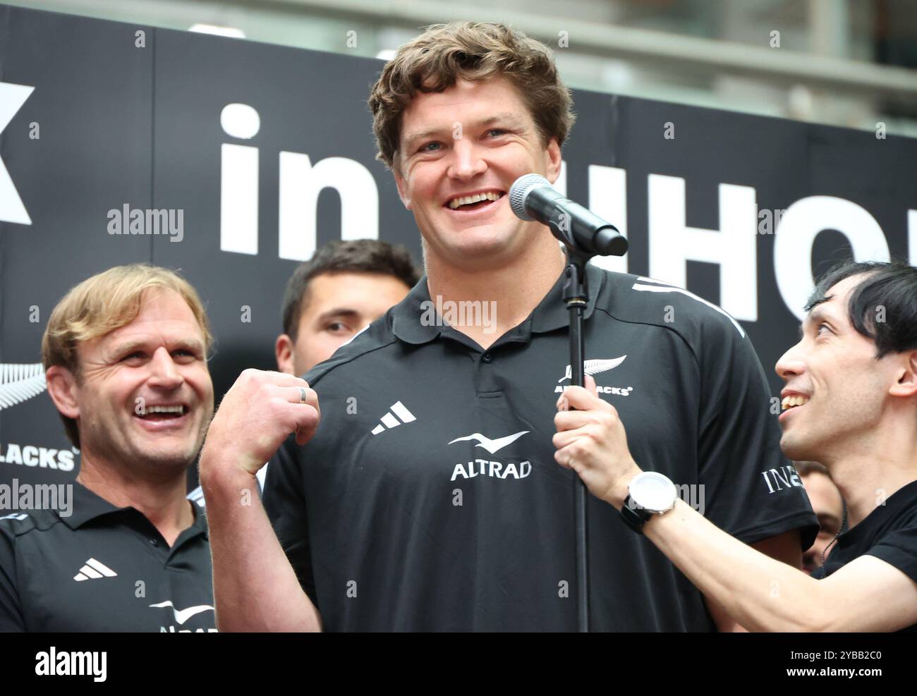 Tokyo, Japan. 18th Oct, 2024. New Zealand's rugby national team All ...