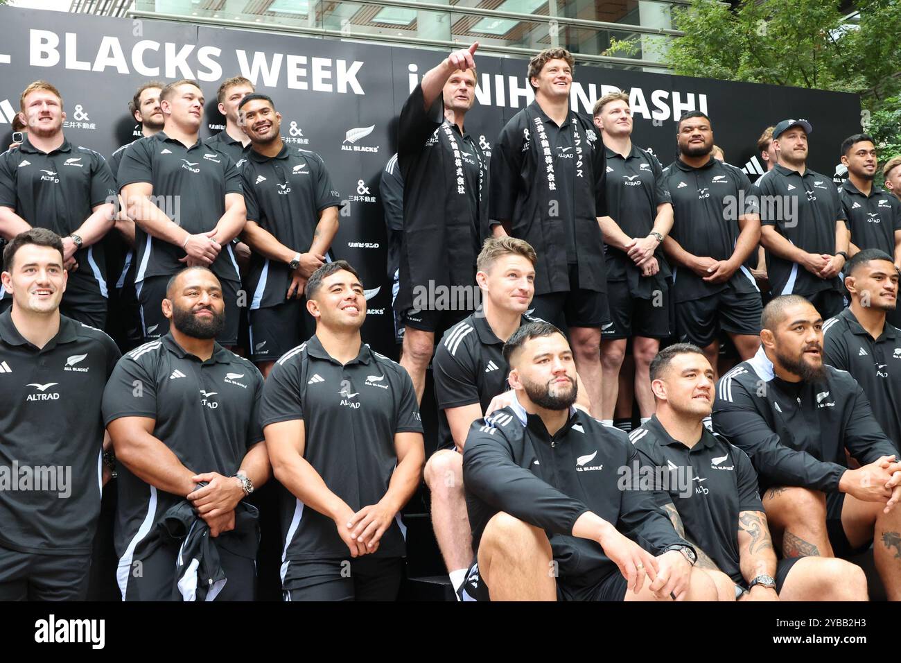 October 18, 2024, Tokyo, Japan - New Zealand's rugby national team All ...