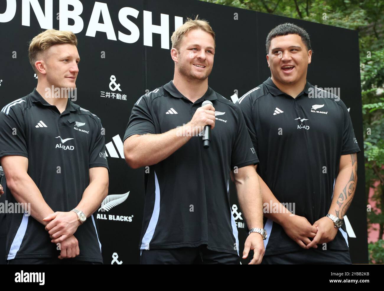 Tokyo, Japan. 18th Oct, 2024. New Zealand's rugby national team All ...