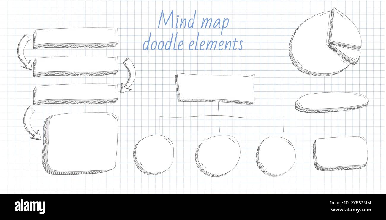 Blank flowchart mind map network hi-res stock photography and images ...