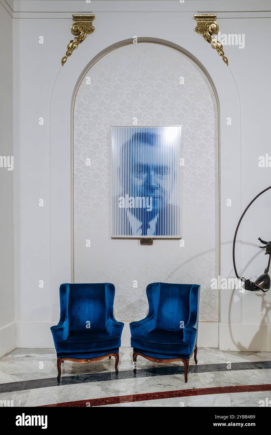 Nice, France - July 16, 2024 : The famous lobby of the legendary Hotel ...