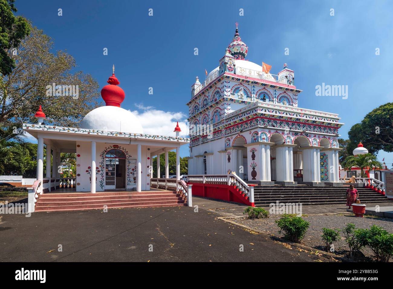 Hindu Tempel, Maheswarnath Mandir, Triolet, indischer Ozean, Insel ...