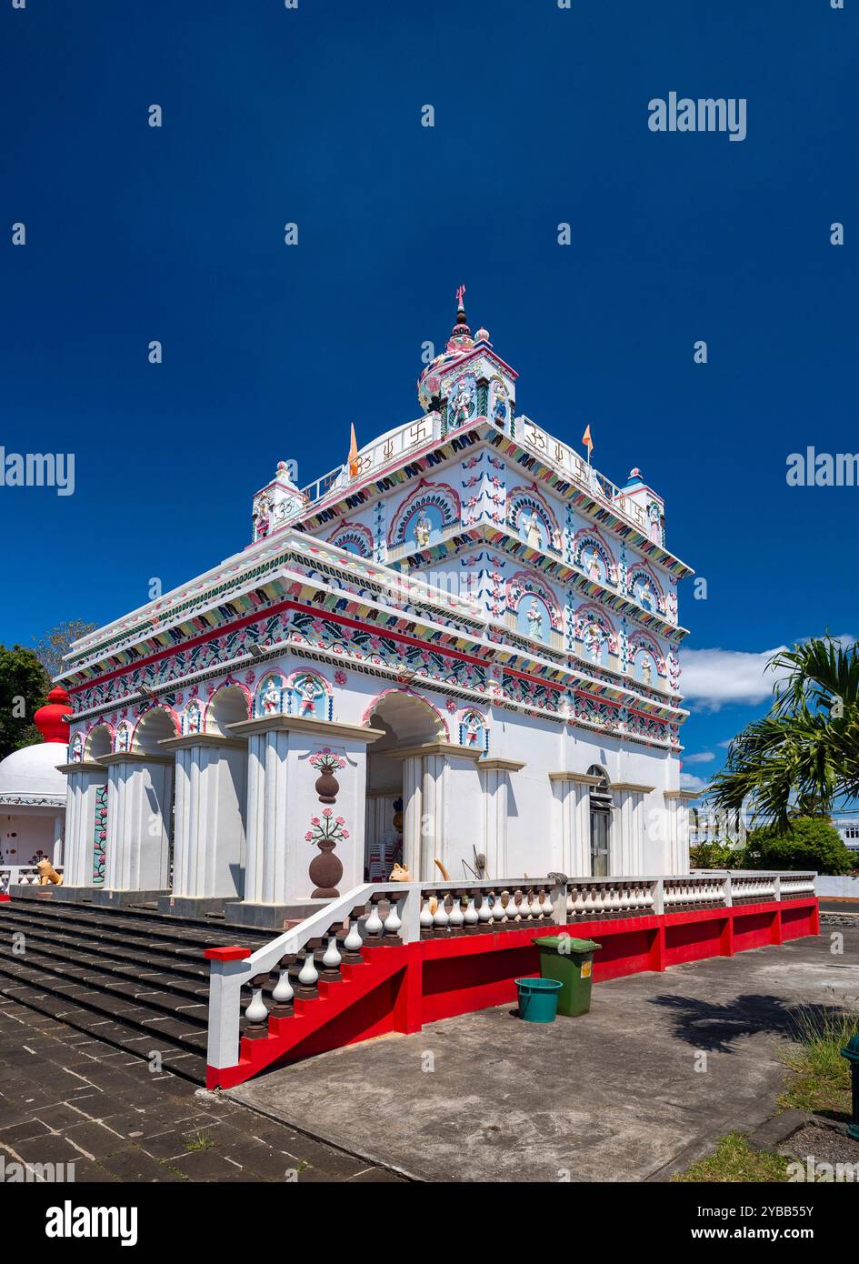 Hindu Tempel, Maheswarnath Mandir, Triolet, indischer Ozean, Insel ...