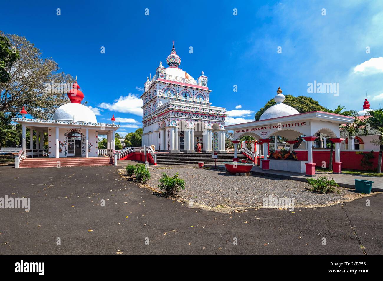 Hindu Tempel, Maheswarnath Mandir, Triolet, indischer Ozean, Insel ...