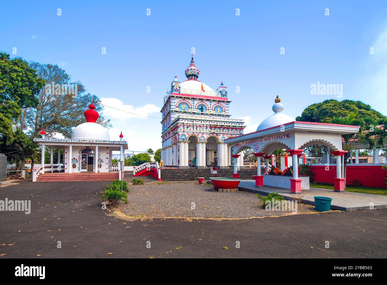 Hindu Tempel, Maheswarnath Mandir, Triolet, indischer Ozean, Insel ...