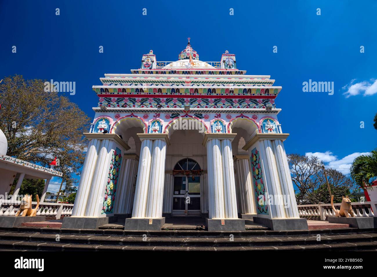 Hindu Tempel, Maheswarnath Mandir, Triolet, indischer Ozean, Insel ...