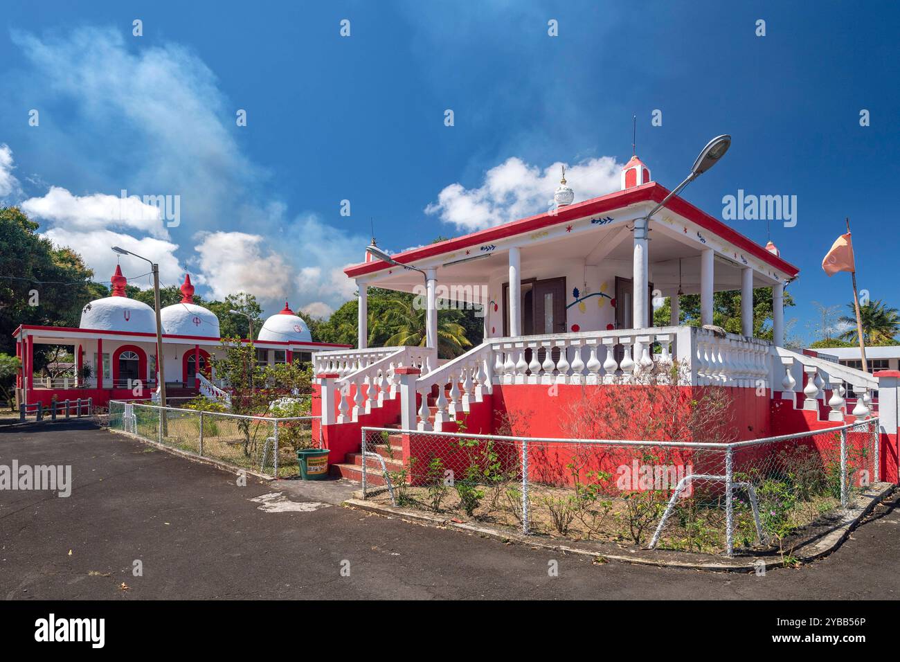 Hindu Tempel, Maheswarnath Mandir, Triolet, indischer Ozean, Insel ...