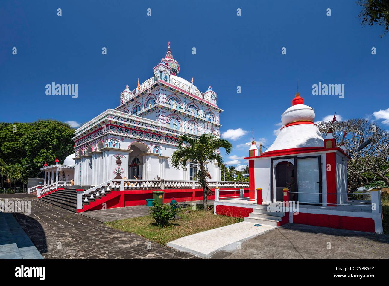 Hindu Tempel, Maheswarnath Mandir, Triolet, indischer Ozean, Insel ...